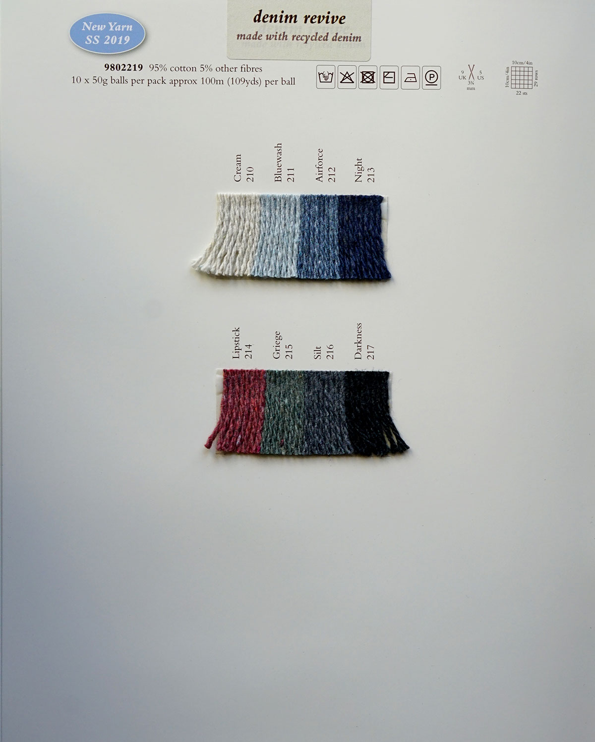 Rowan Denim Revive - Rowan Yarns RYC Sirdar Sublime English Yarns ...