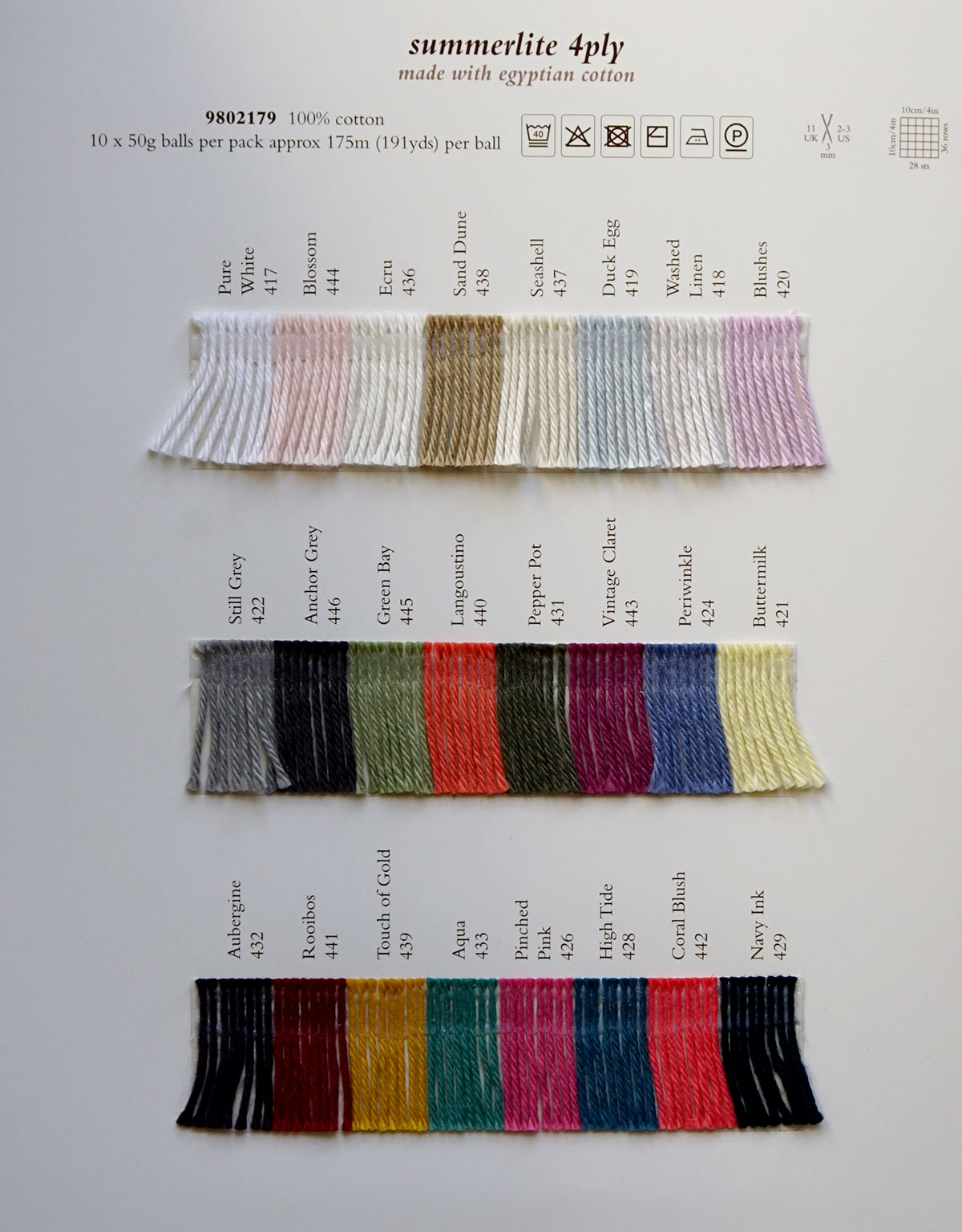 Rowan Summerlite 4ply - Rowan Yarns RYC Sirdar Sublime English Yarns ...