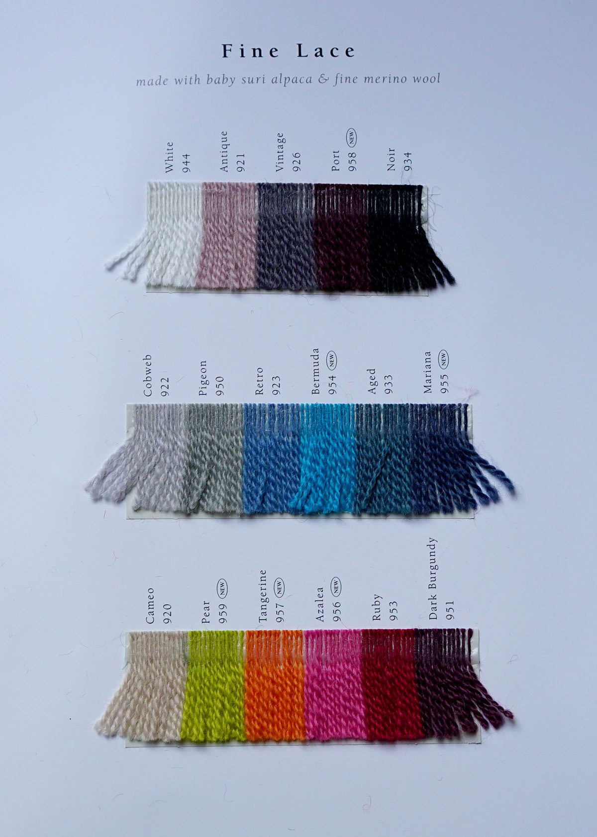 Rowan Fine Lace - Rowan Yarns RYC Sirdar Sublime English Yarns knitting ...