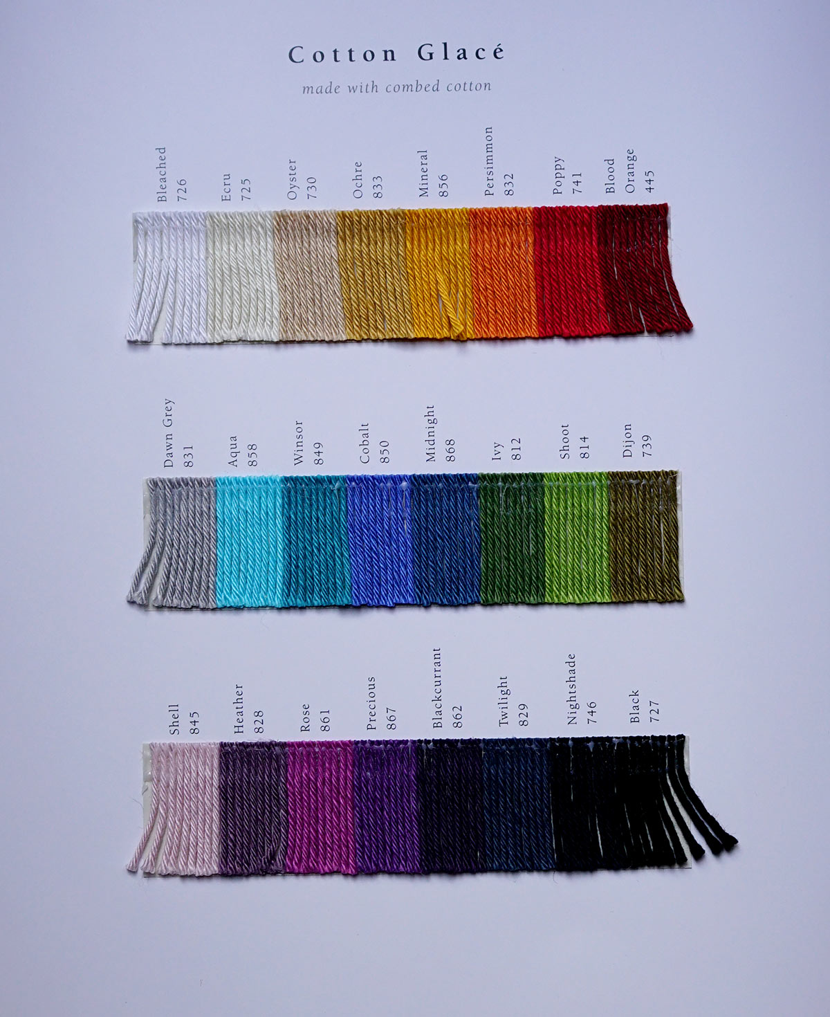 Rowan Cotton Glace - Rowan Yarns RYC Sirdar Sublime English Yarns ...