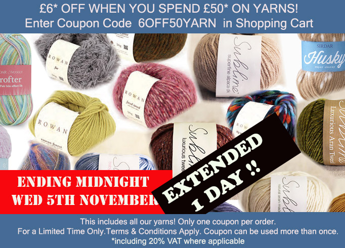 Discounts and Special Offers | English Yarns | Rowan Yarns Sublime ...