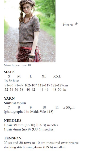 Simple Shapes Summerspun & Purelife Revive from Rowan Yarns ZB147 ...