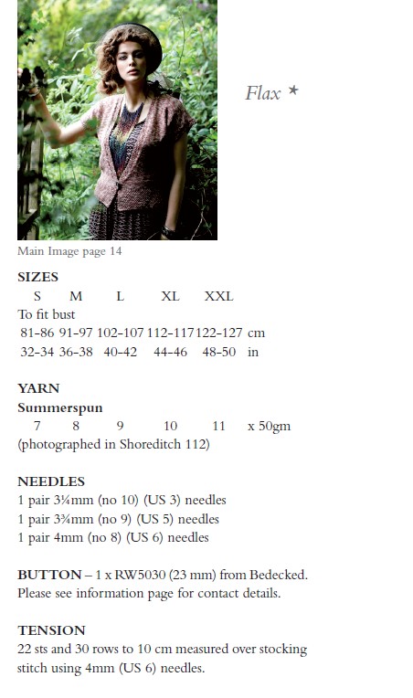 Simple Shapes Summerspun & Purelife Revive from Rowan Yarns ZB147 ...