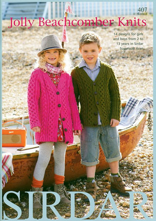 Jolly Beachcomber Knits 407 | Sirdar Yarns Supersoft Aran Boys and ...
