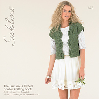 The Luxurious Tweed Double Knitting Book 673 | Sirdar Yarns | Sublime ...