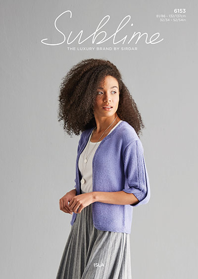 Sublime Pattern Leaflets using Isla - Rowan Yarns RYC Sirdar Sublime ...